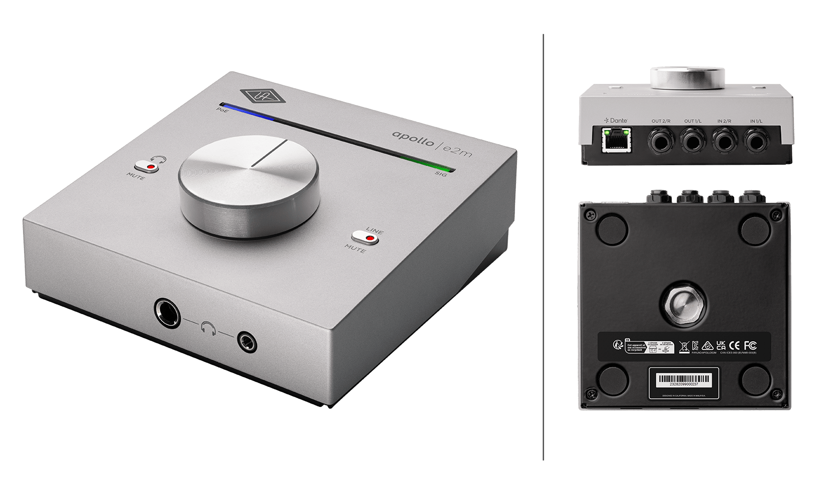 Expand your Dante® networked audio rig with I/O and monitor control.